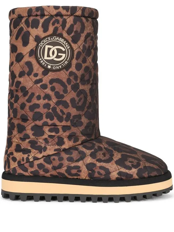 Dolce & Gabbana Leopard-print Boots