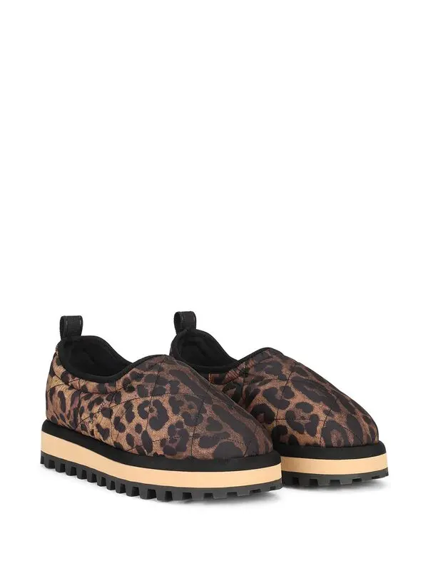 Dolce & Gabbana Leopard-print Slip-on Sneakers