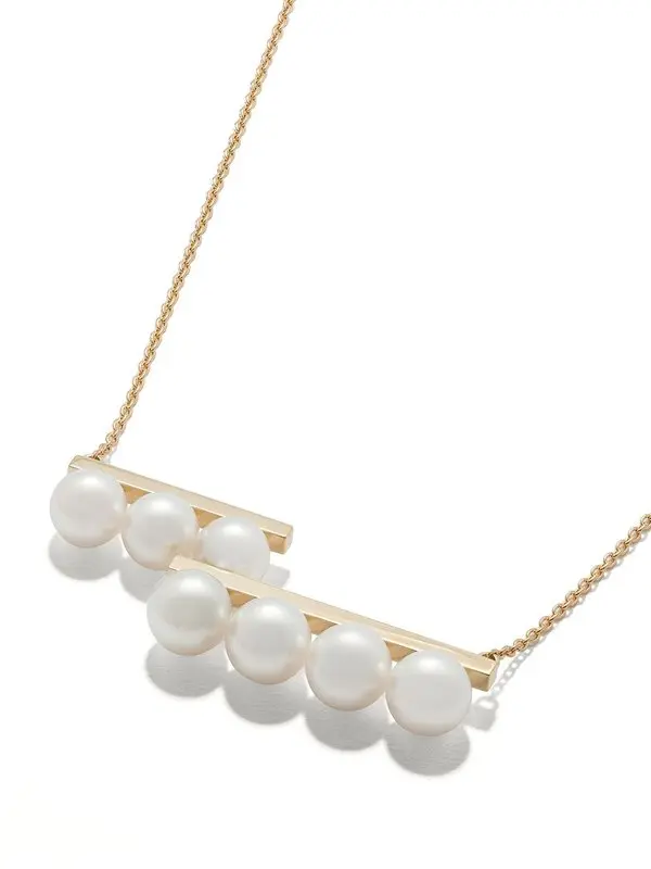 TASAKI 18kt Yellow Balance Step Pearl Pendant