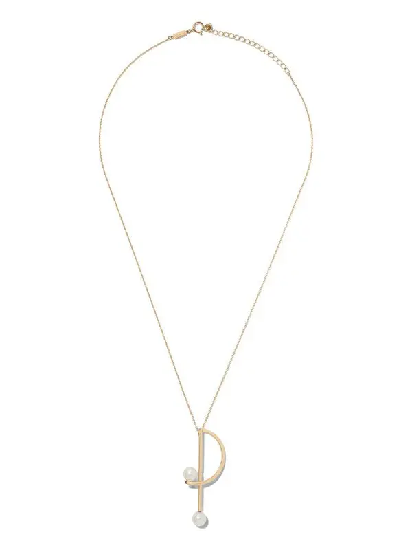 TASAKI 18kt Yellow Akoya Pearl Necklace - Gold