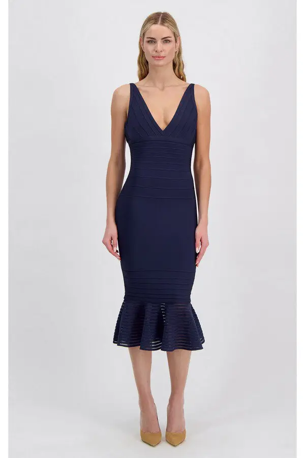 open lace back dress THE REMI GOWN  HERV LGER