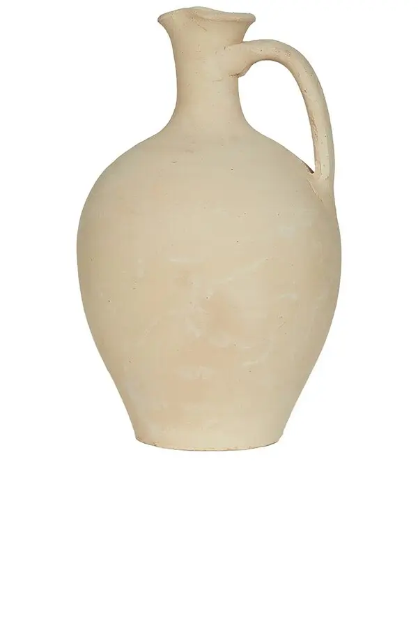 OLIVE ATELIERS Pinch Neck Ceramic Vase - Natural