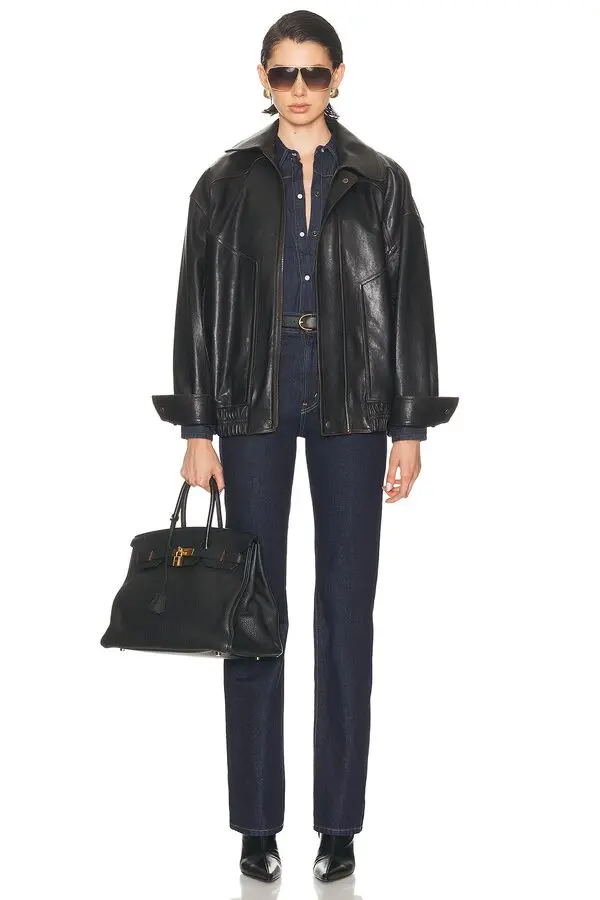 NILI LOTAN Travis Top - Indigo Rinse