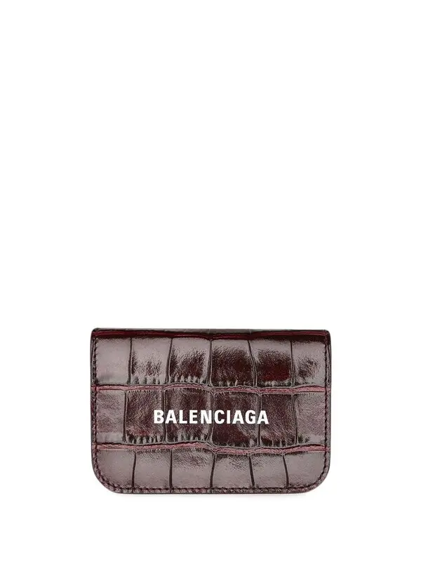 Balenciaga Mini Cash Wallet - Red