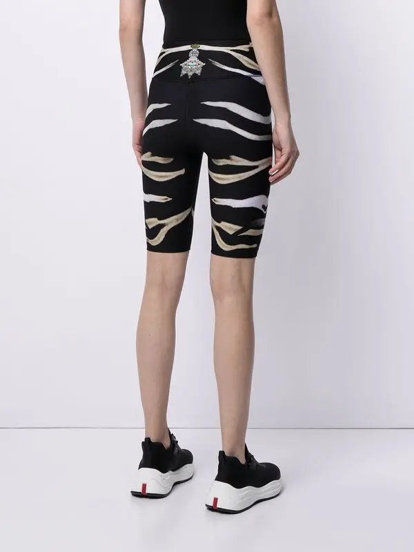 Camilla Zebra Print Bike Shorts