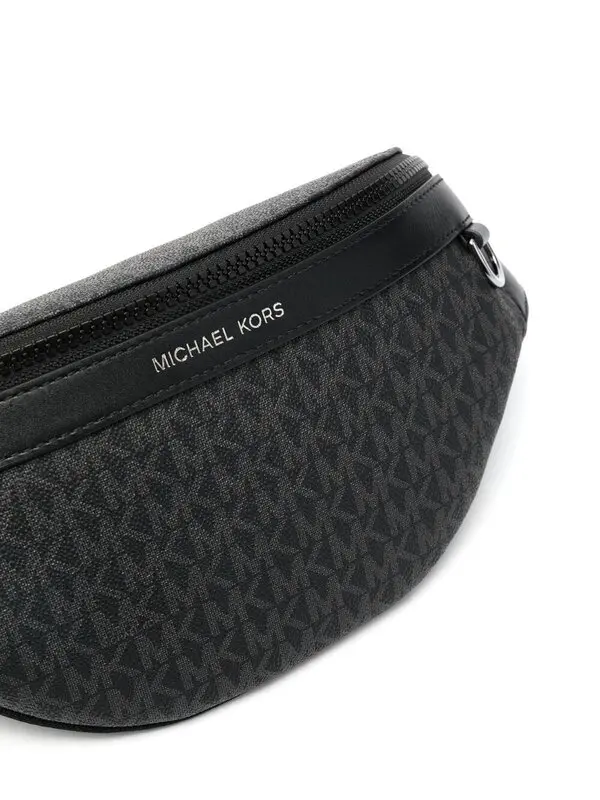 MICHAEL KORS FARFETCH | Black | Bag Belt logo-print Greyson Kors Michael ロゴ モノグラム GREYSON ボディバッグ バッグ