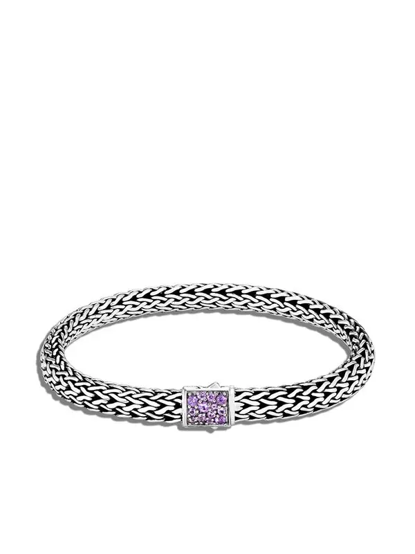 John Hardy Classic Chain Reversible 6.5mm Bracelet - Silver