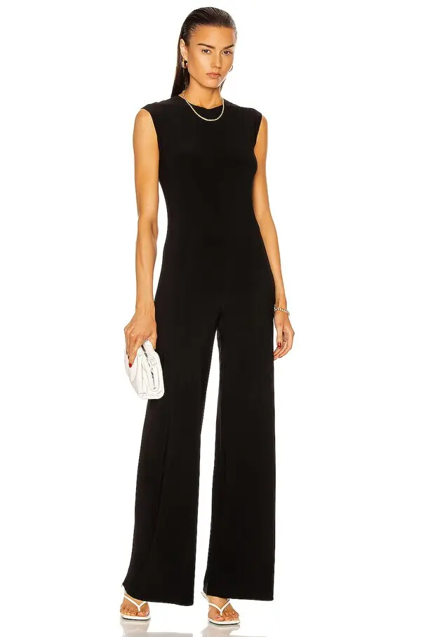 Norma Kamali Sleeveless Jumpsuit - Black
