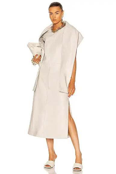 knee length dresses for ladies Luca Vegan Leather Dress main image 1