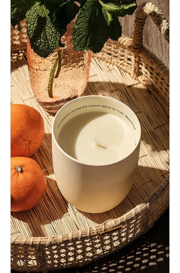 Aesop Aromatique Candle In White