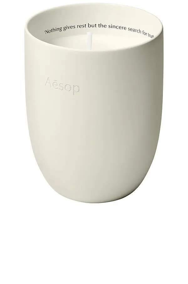 Aesop Aromatique Candle In White - Callippus