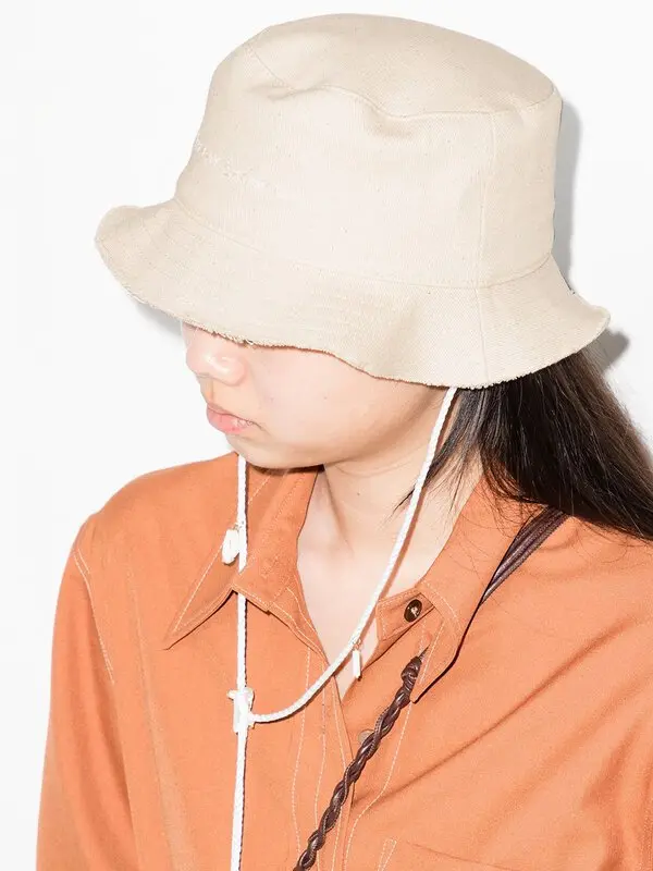 Ruslan Baginskiy Wide-brim Bucket Hat - Neutrals
