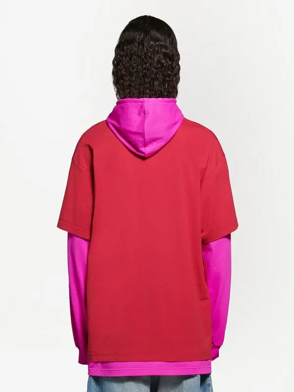Balenciaga Oversize Layered T-shirt Hoodie