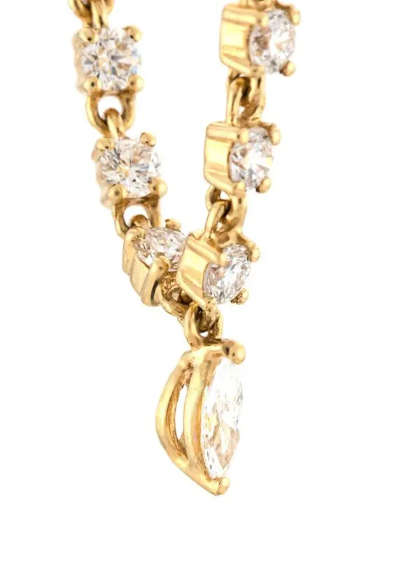ANITA KO 18kt Yellow Diamond Huggie Earrings