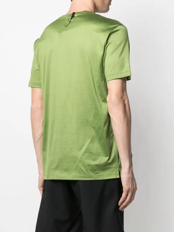 BILLIONAIRE Crest-embroidered V-neck T-shirt
