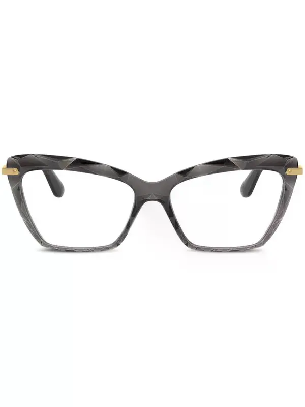 Dolce & Gabbana Cat-eye Glasses - Brown