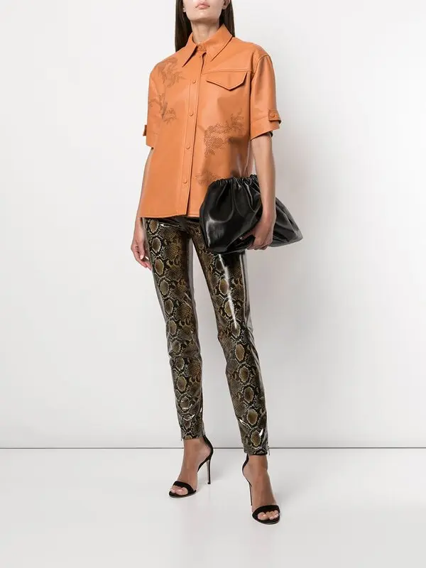 Rochas Soriana Leather Shirt