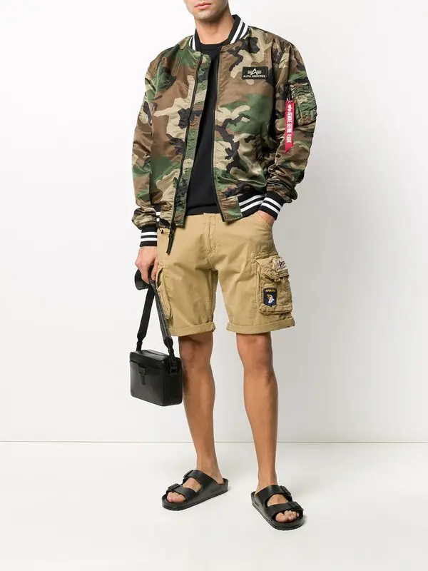Alpha Industries Multi-patch Cargo Shorts