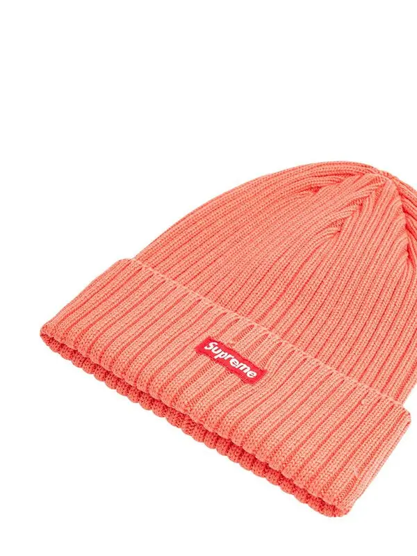 Supreme Overdyed Ribbed-knit Beanie - Orange