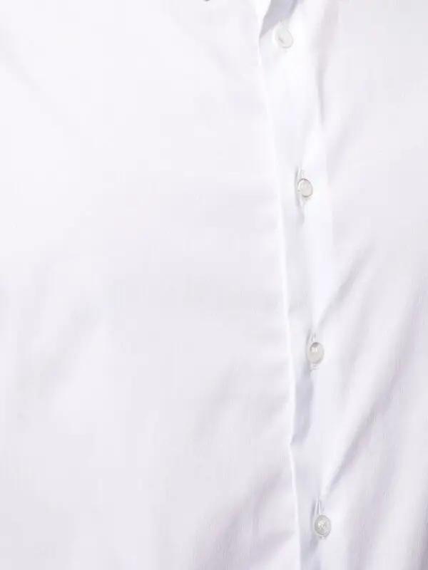 Giorgio Armani Long-sleeved Button-up Shirt - White