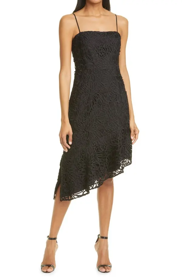 navy blue dress for baby girl Asymmetric Strapless Botanical Jacquard Gown – On Sale Now with Up to 64%  Off main image 1