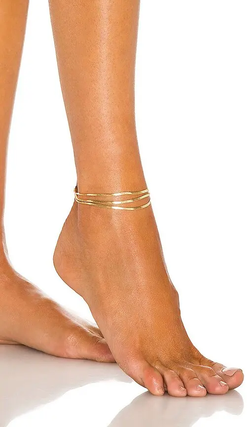 8 Other Reasons Lila Anklet - Gold