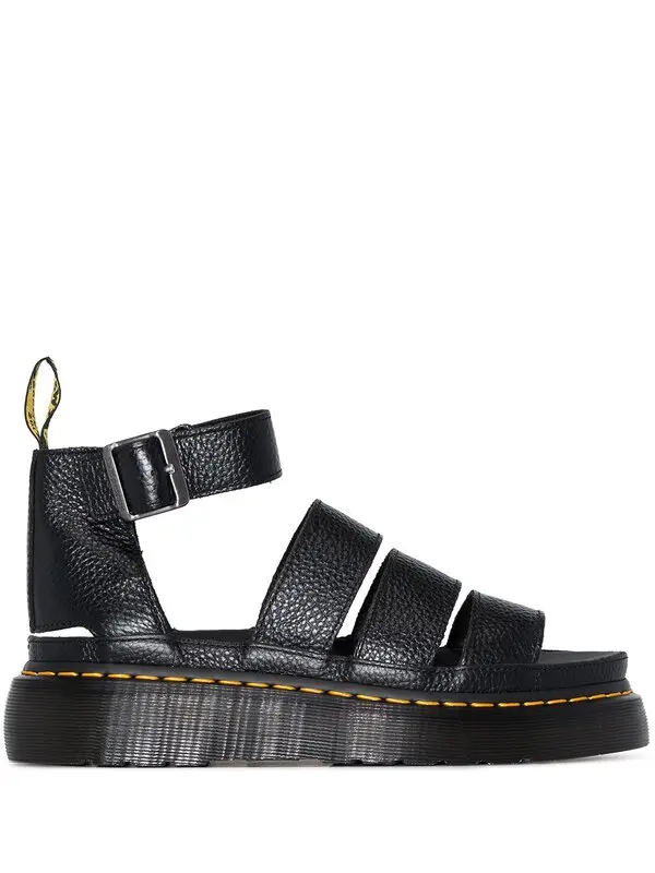 Dr. Martens Clarissa Ii Quad Buckle Strap Sandals - Black