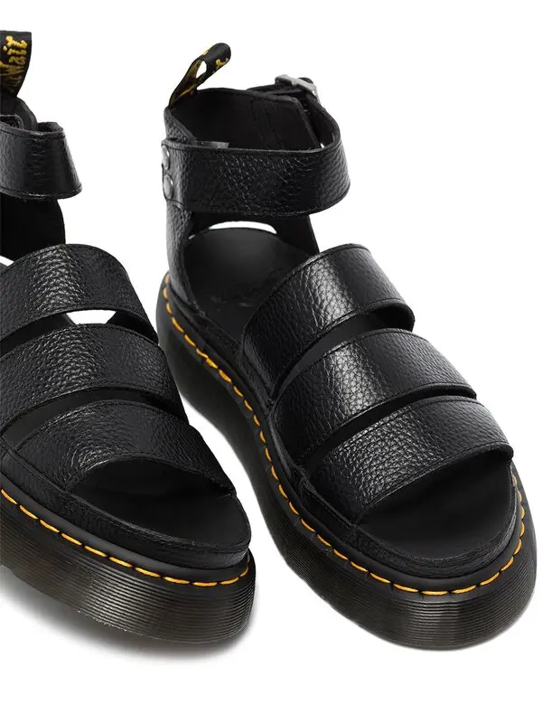 Dr. Martens Clarissa Ii Quad Buckle Strap Sandals - Black