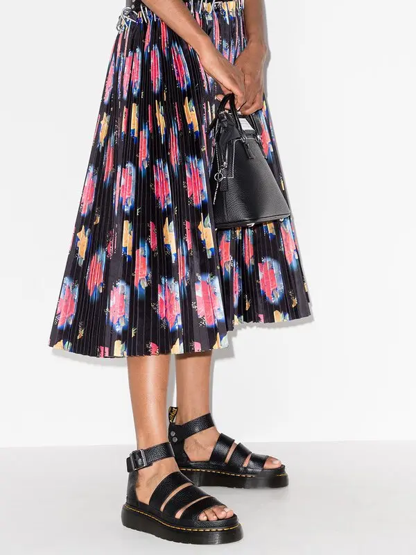 Dr. Martens Clarissa Ii Quad Buckle Strap Sandals - Black