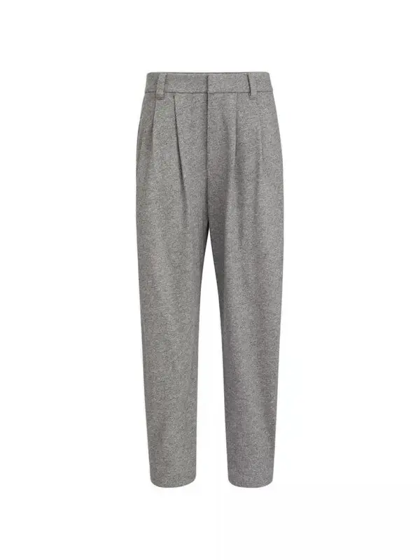 Brunello Cucinelli Tapered Cashmere Trousers - Grey