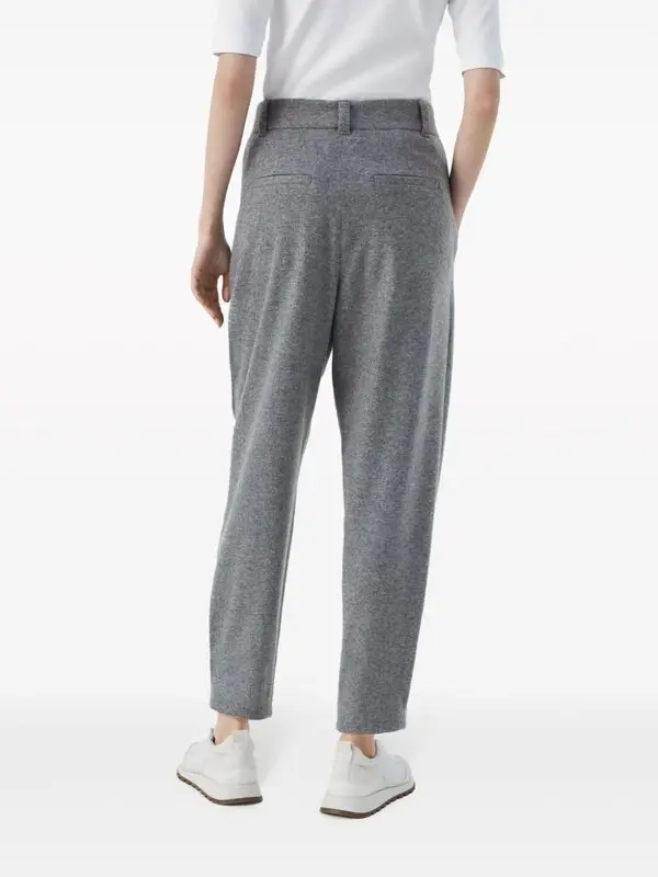 Brunello Cucinelli Tapered Cashmere Trousers