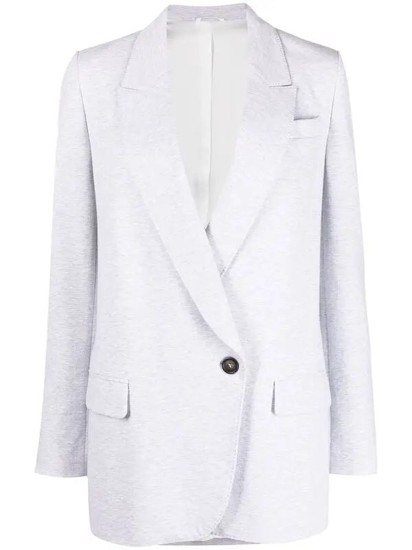 Brunello Cucinelli Cotton-blend Jersey Blazer