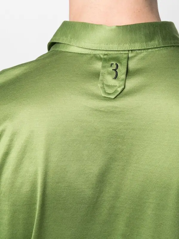 BILLIONAIRE Crest-embroidered Polo Shirt - Green
