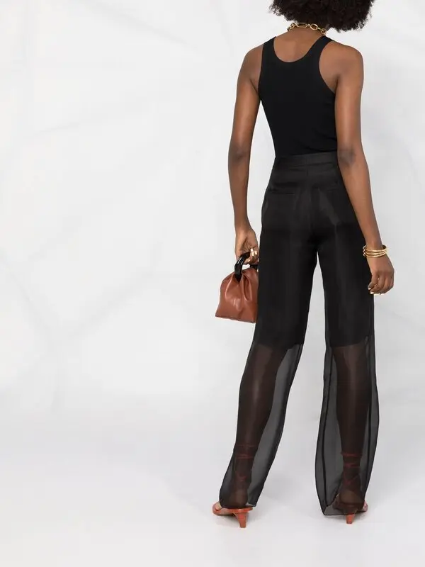 JIL SANDER Sheer Layered Trousers