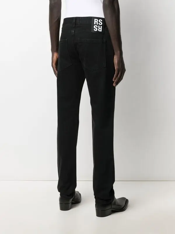 Raf Simons Slim-fit Denim Jeans - Black