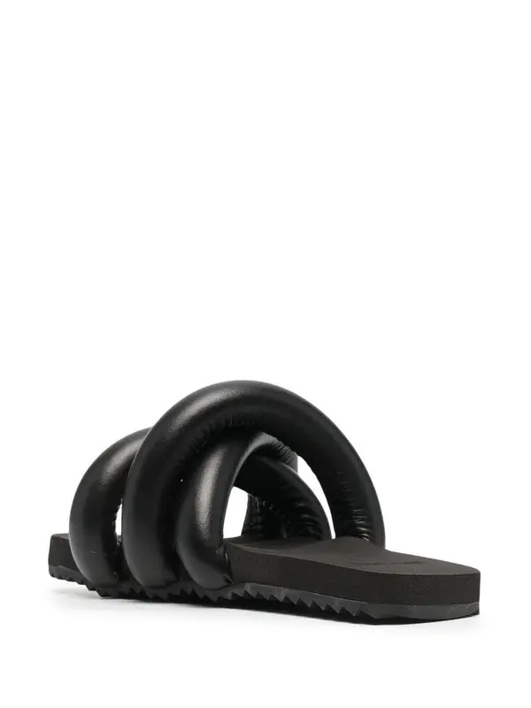 YUME YUME Tyre Crossover-strap Sandals - Black