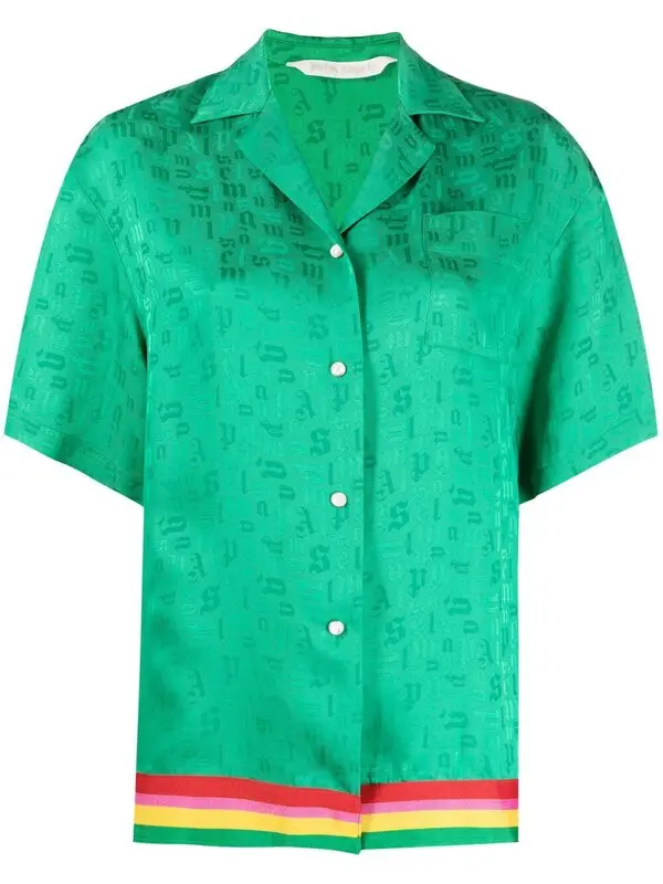 Palm Angels Button-up Long-sleeve Shirt
