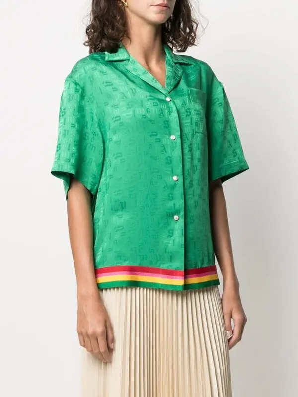 Palm Angels Button-up Long-sleeve Shirt