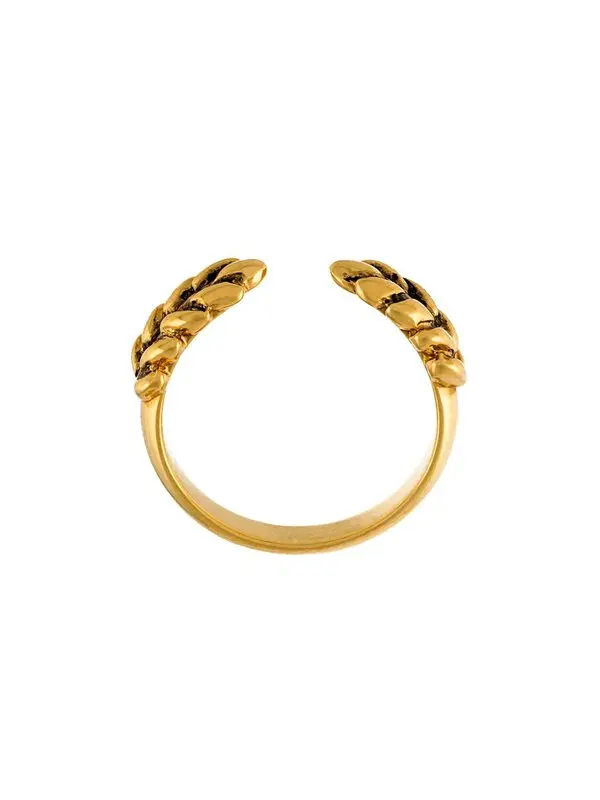 AURÉLIE BIDERMANN Wheat Open Ring - Metallic