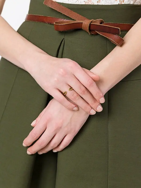 AURÉLIE BIDERMANN Toi Et Moi Wheat Open Ring
