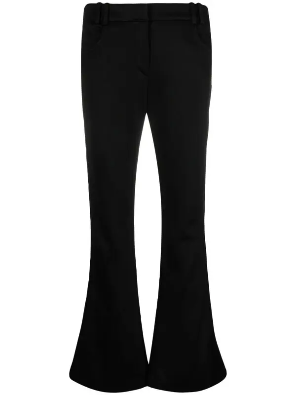 Balmain Tailored Flared Trousers - Black