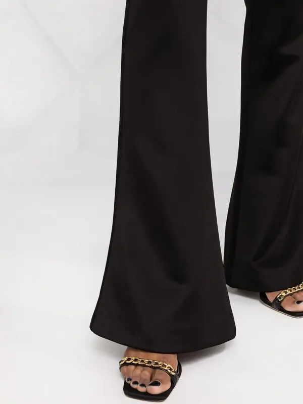 Balmain Tailored Flared Trousers - Black