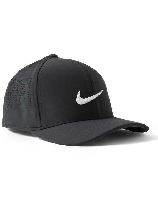 Nike Aerobill Classic99 Perforated Stretch-Twill Golf Cap Black