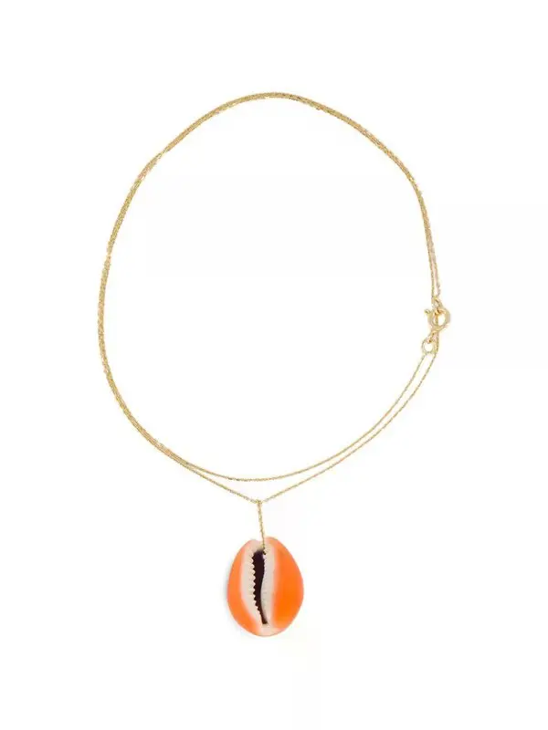 AURÉLIE BIDERMANN Shell Pendant Necklace - Gold