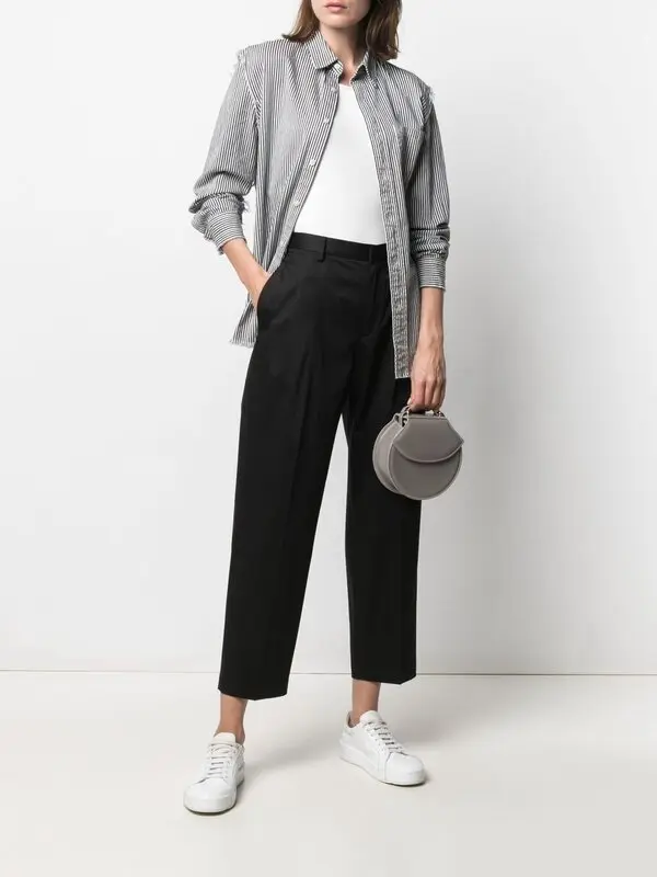 Woolrich Dart-detail Tapered Trousers