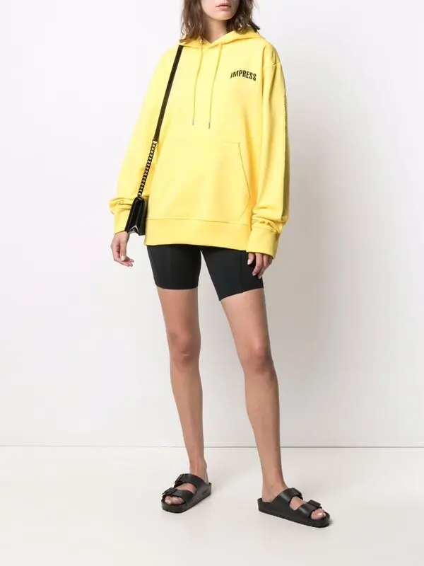 Helmut Lang Slogan-print Cotton Hoodie