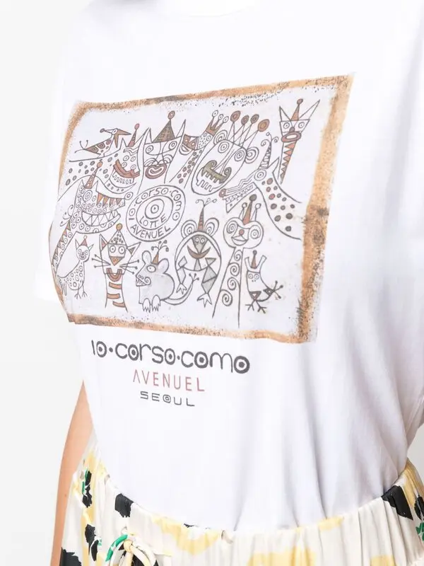 10 CORSO COMO Seoul Shop Print T-shirt