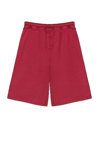 Rick Owens x Champion ショートパンツ ダークチェリー Rick Owens Classic Jersey Shorts In Red In Cherry - 70% Off