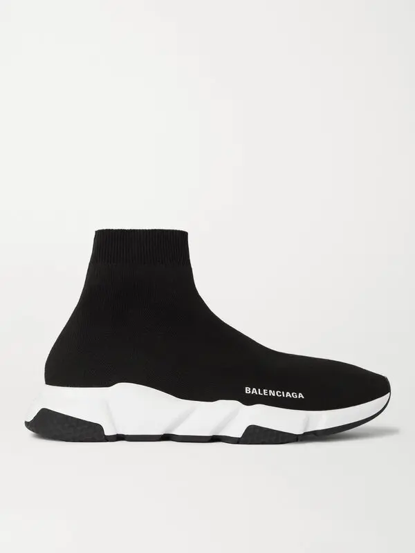 Balenciaga Speed Stretch-knit Slip-on Sneakers