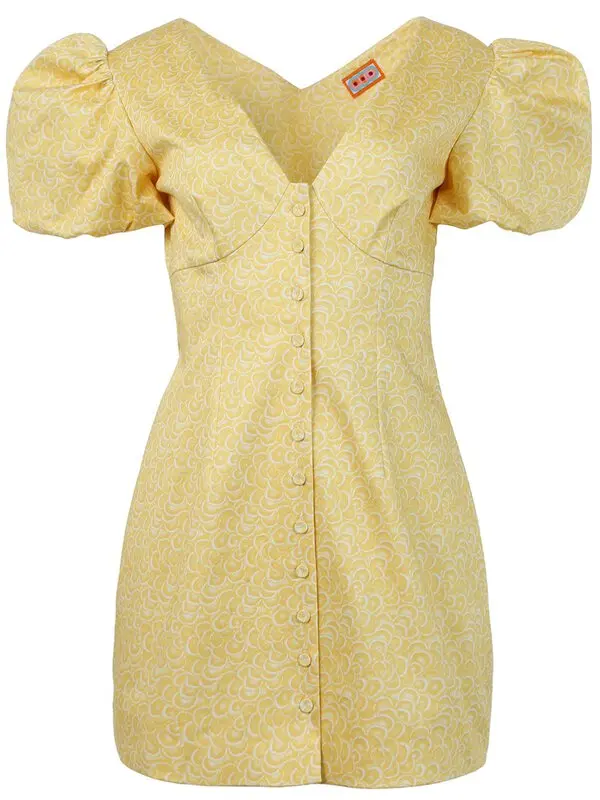 Lhd Pedra Bonita Mini Dress - Yellow Lemon